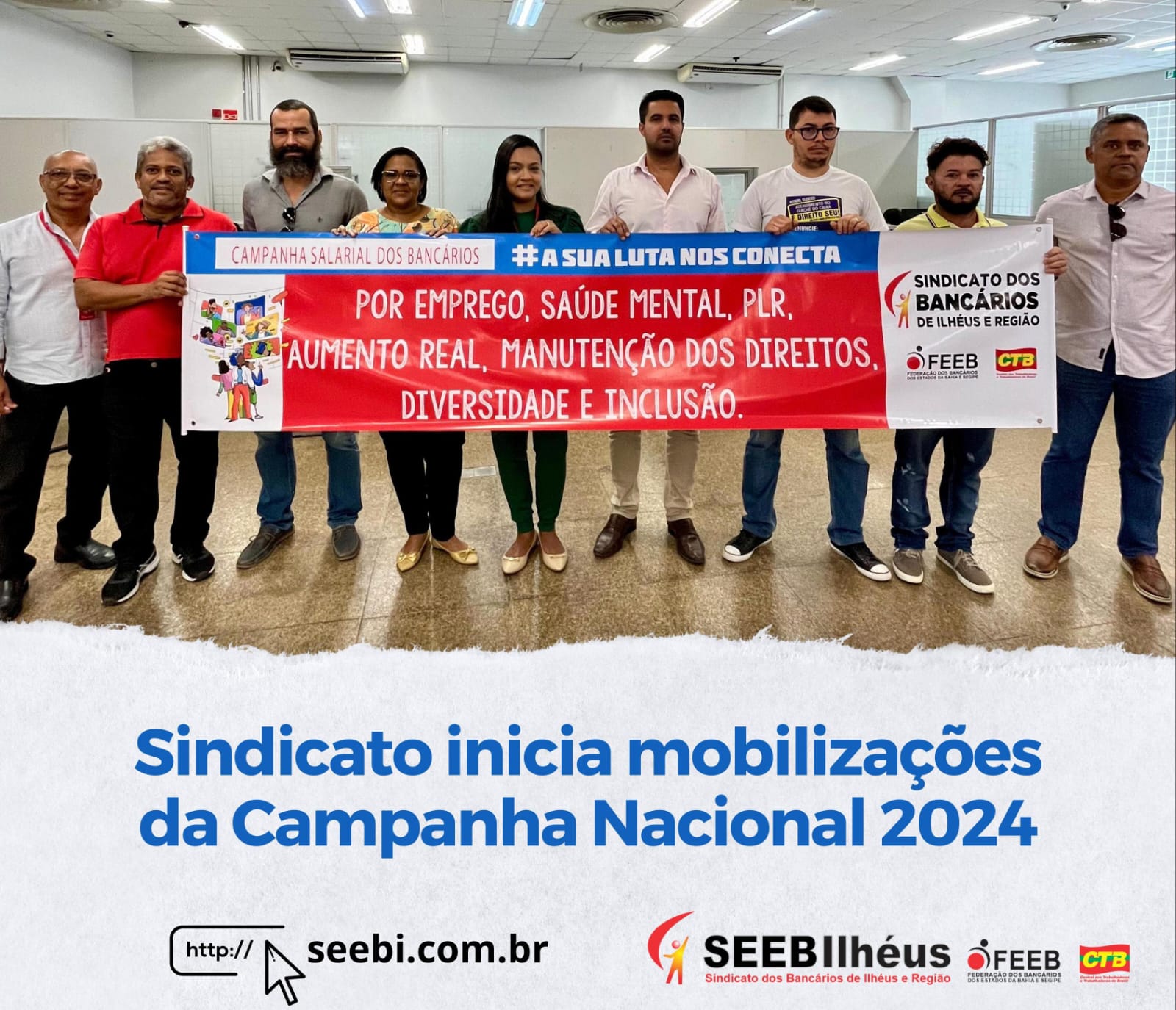 Sindicato dos Bancários inicia Mobilizações da Campanha Nacional 2024 ...
